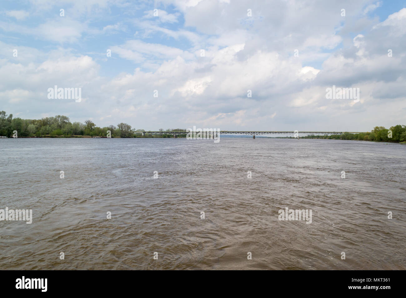 The wild bank of the Vistula river in Poland Stock Photo - Alamy