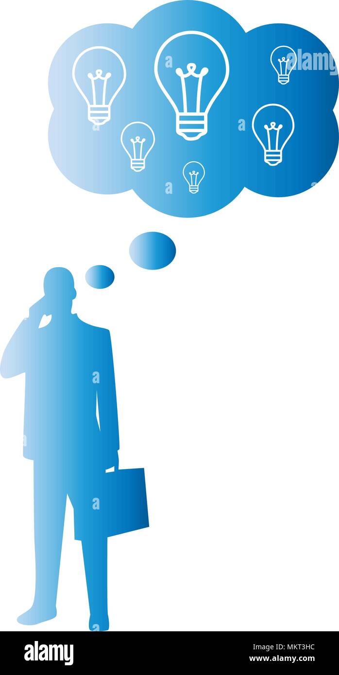 Concept creating business ideas symbol, vector Stock Vector Image & Art ...