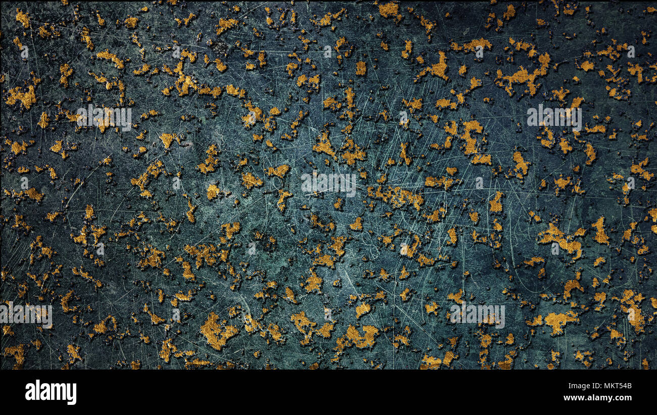 rusting metal grunge background, computer generated grunge illustration ...