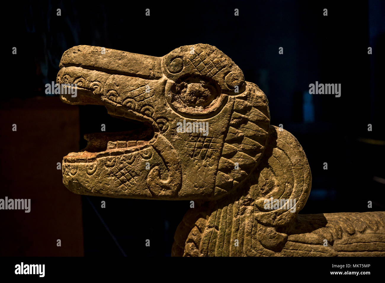Mayan Room, Plumed serpent, Chichen Itza, Yukcatan, National Museum of ...