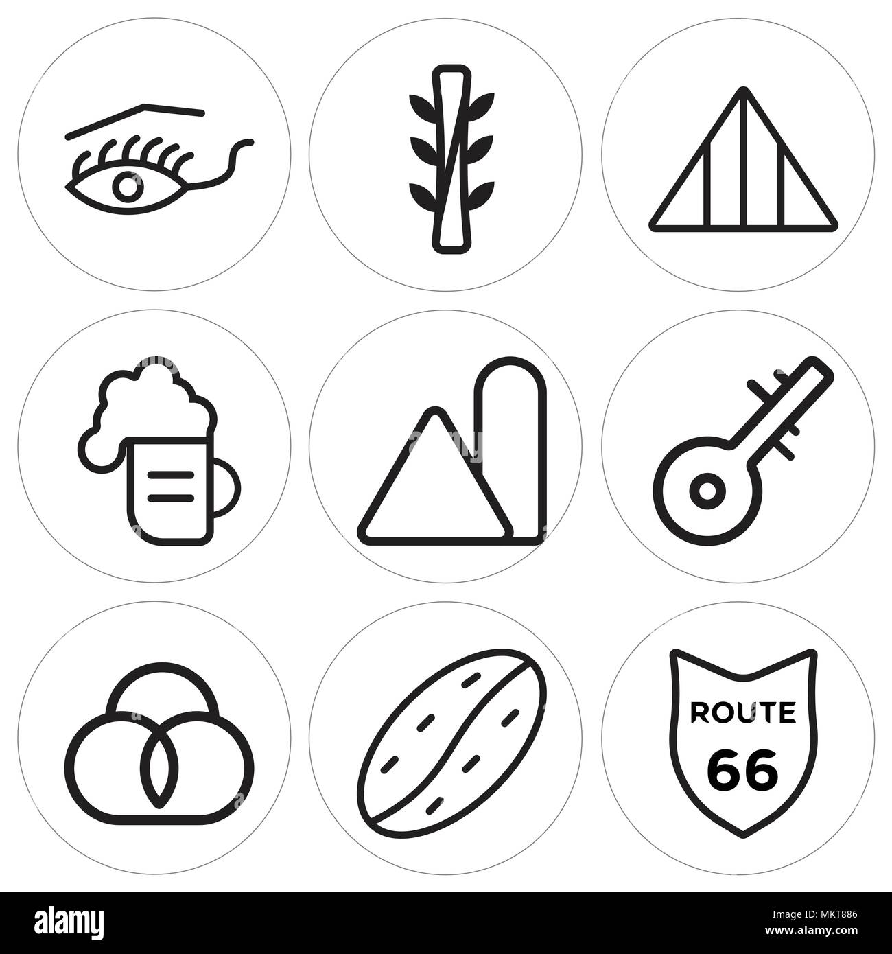 Bean eye Stock Vector Images - Alamy