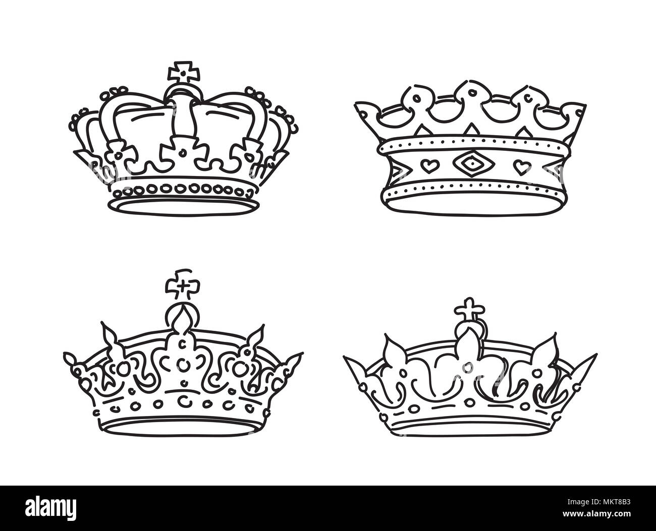 Royal crown draft Cut Out Stock Images & Pictures - Alamy