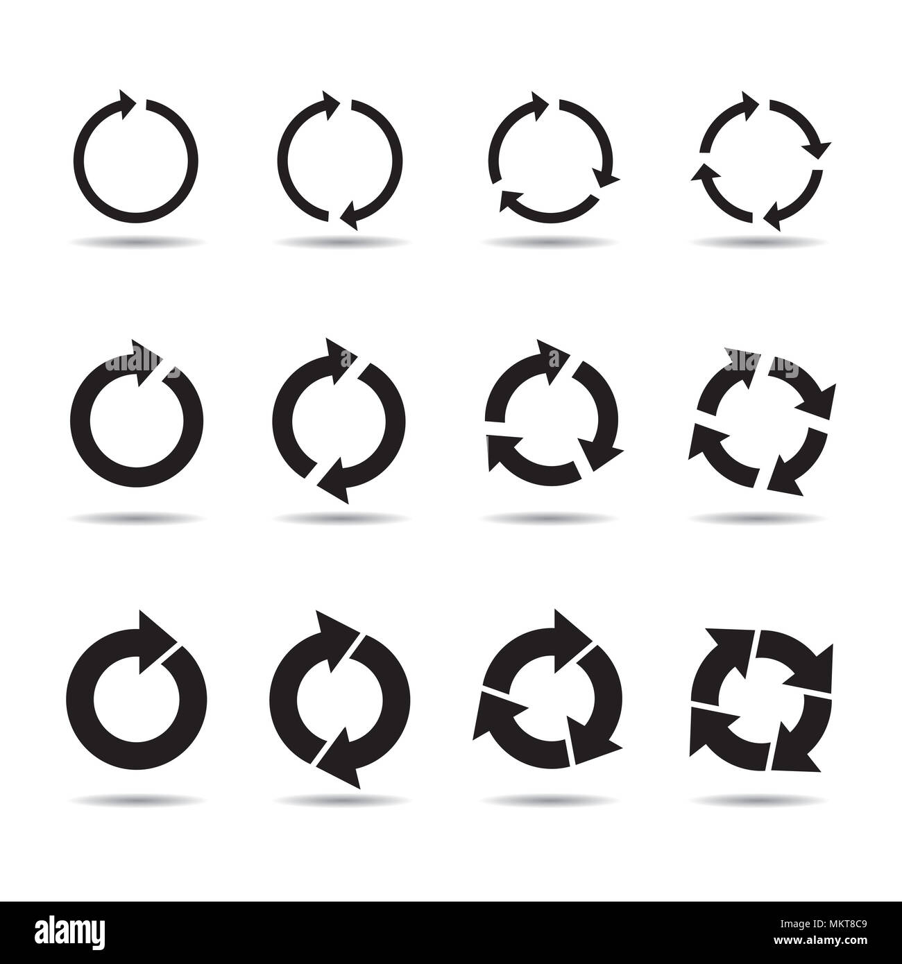 Circle arrows hi-res stock photography and images - Alamy