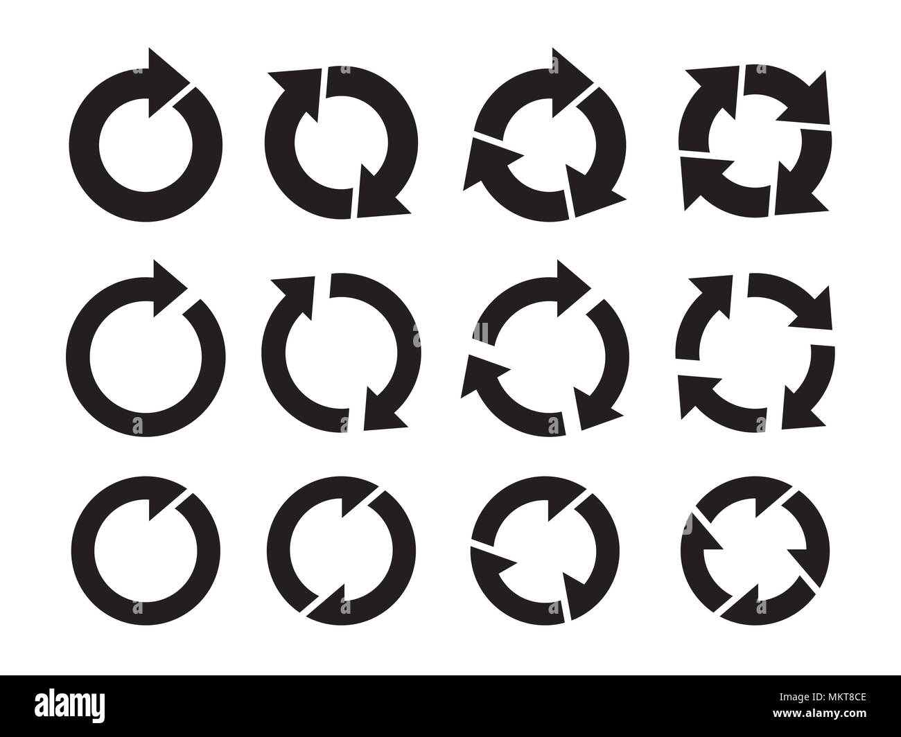 Vector Arrows Circular Design Elements Stock Illustration - Download 0DC