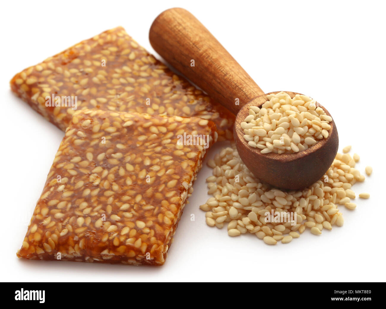 Sesame caramel candy very popular in Indian subcontinent Stock Photo ...