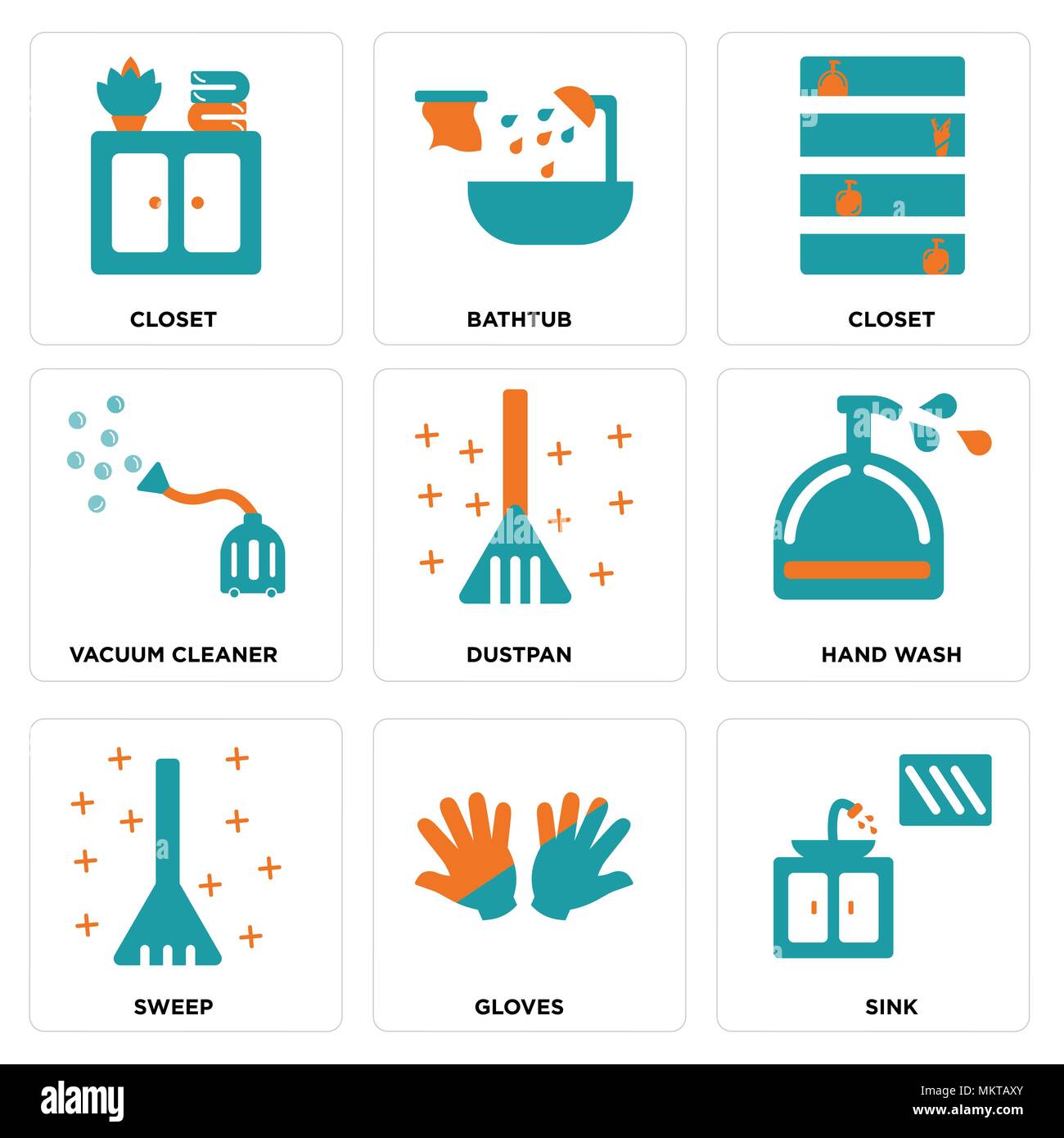 Kitchen sink hand washing sign hi-res stock photography and images - Alamy