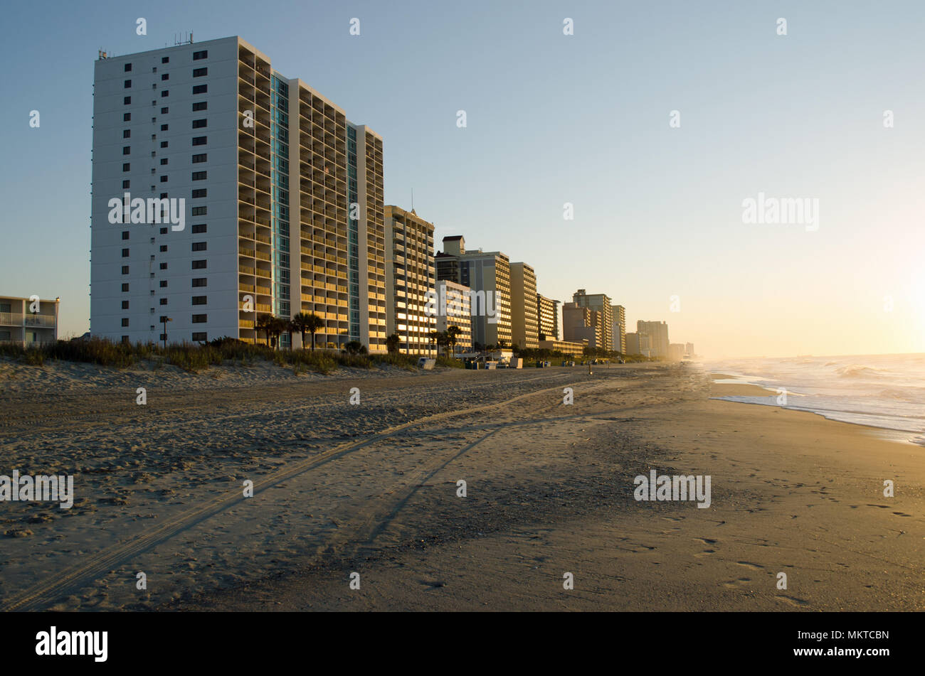 Buildings at beach Stock Photo - Alamy