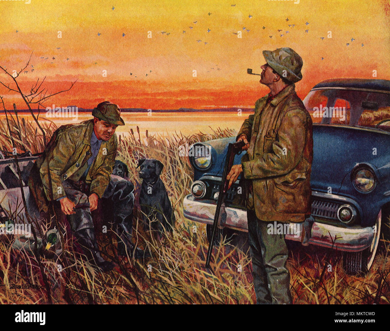 Duck hunters, vintage hi-res stock photography and images - Alamy