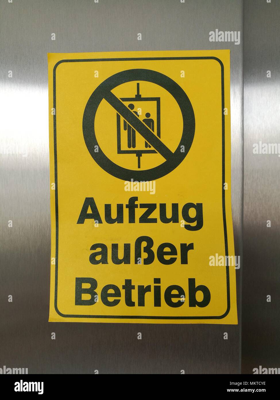 Out of order elevator hi-res stock photography and images - Alamy