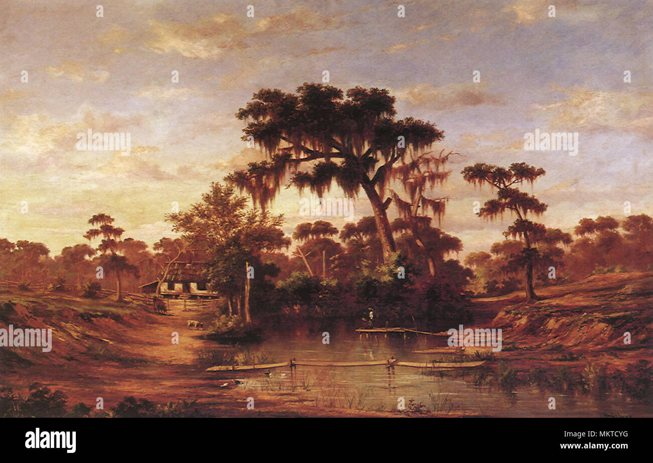 Louisiana Pastoral: Bayou Bridge Stock Photo - Alamy