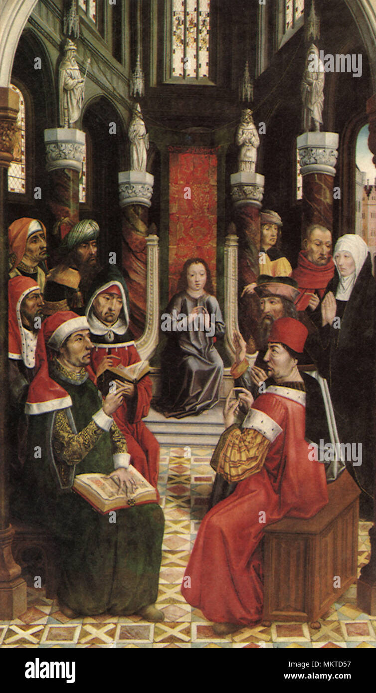 Christ with the doctors hi-res stock photography and images - Alamy