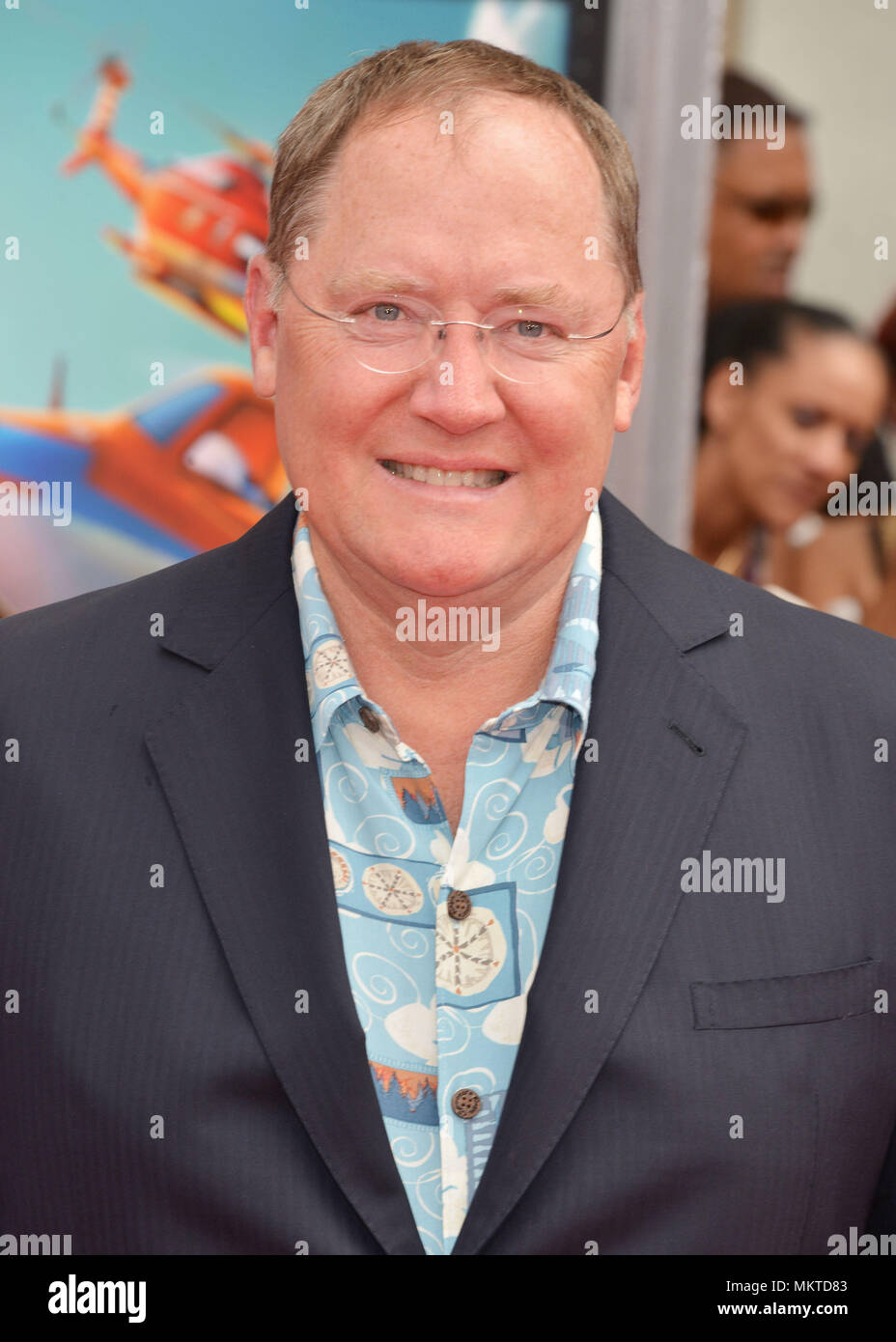 John Lassiter at the Planes, Fire and Rescue Premiere at the El Capitan ...