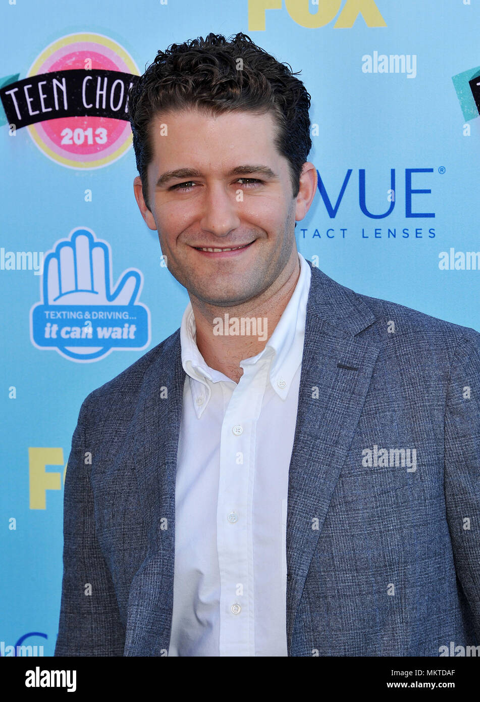 Matthew Morrison at the Teen Choice Awards 2013 at the Universal ...