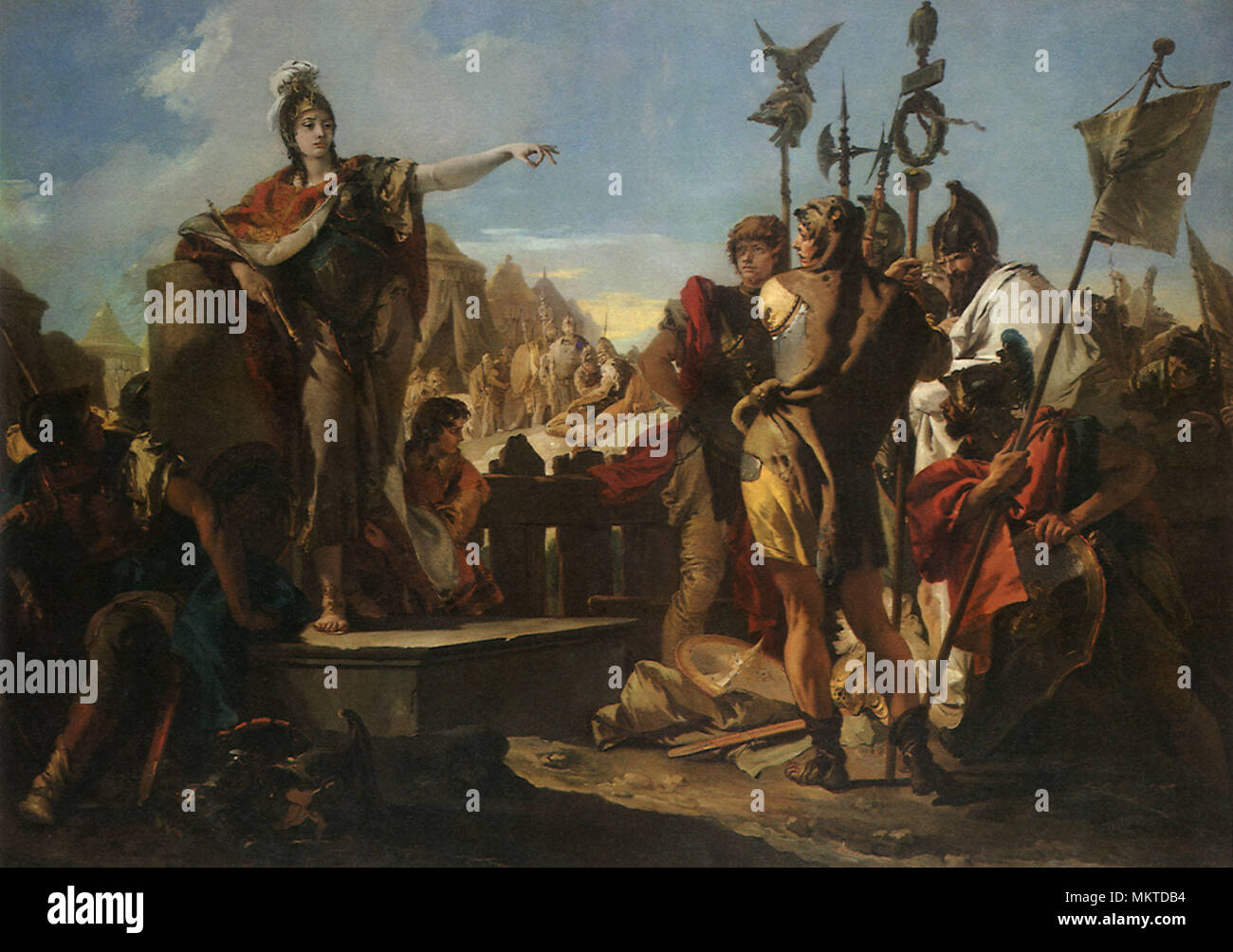 Queen Zenobia Addressing Her Soldiers Queen Zenobia Of Palmyra: Facts