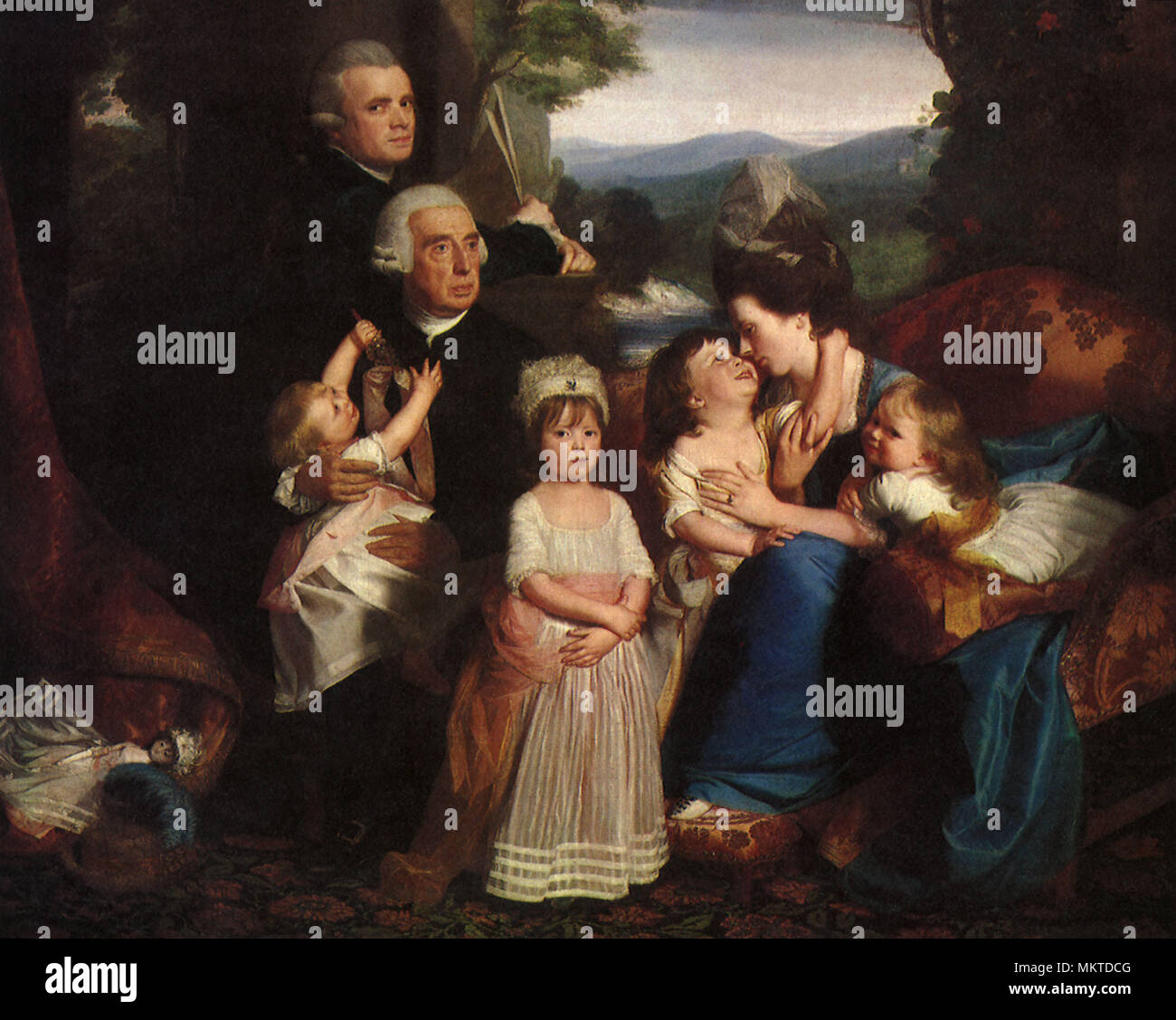 The Copley Family Stock Photo - Alamy