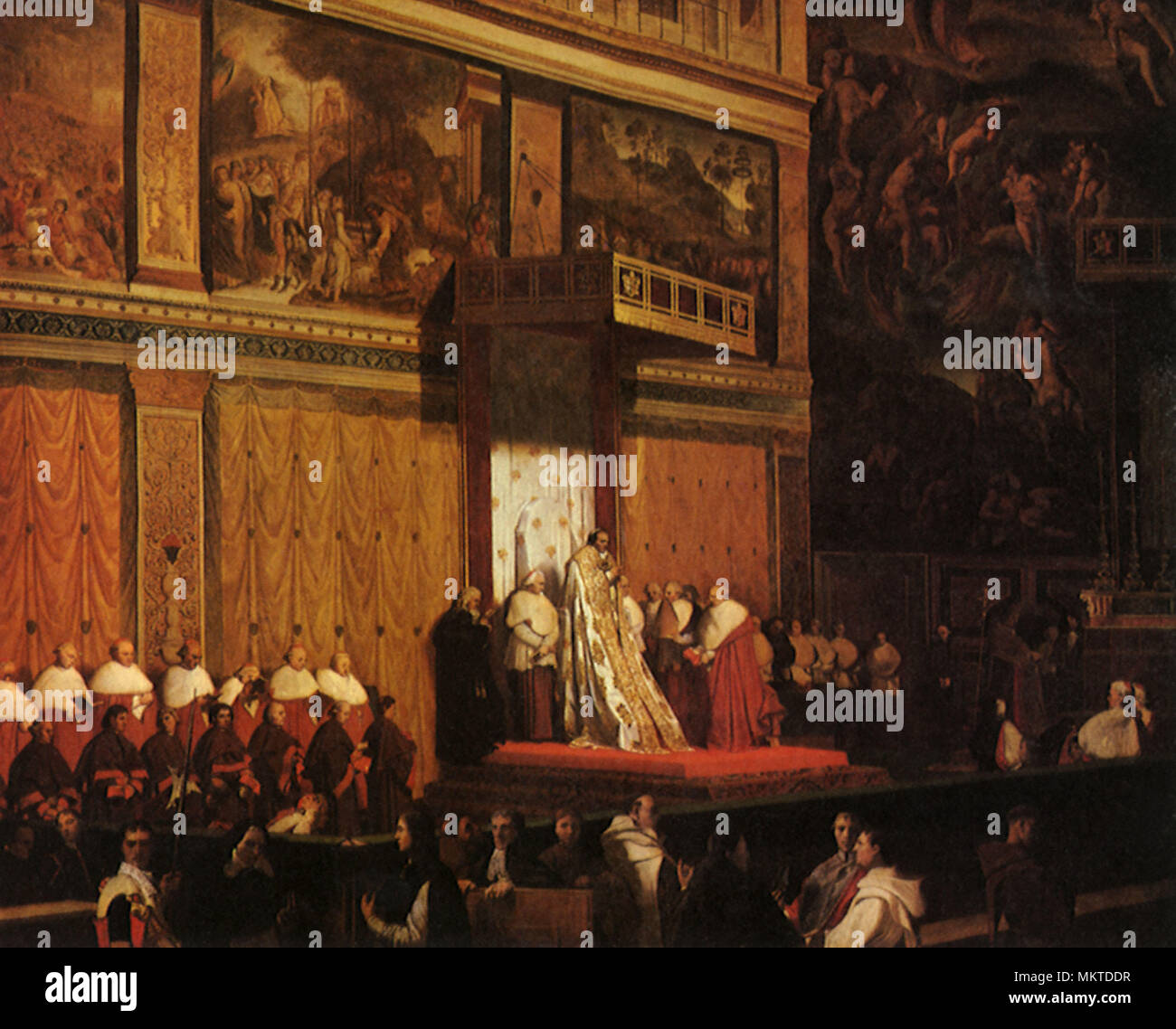 Pope pius vii sistine chapel hi-res stock photography and images - Alamy