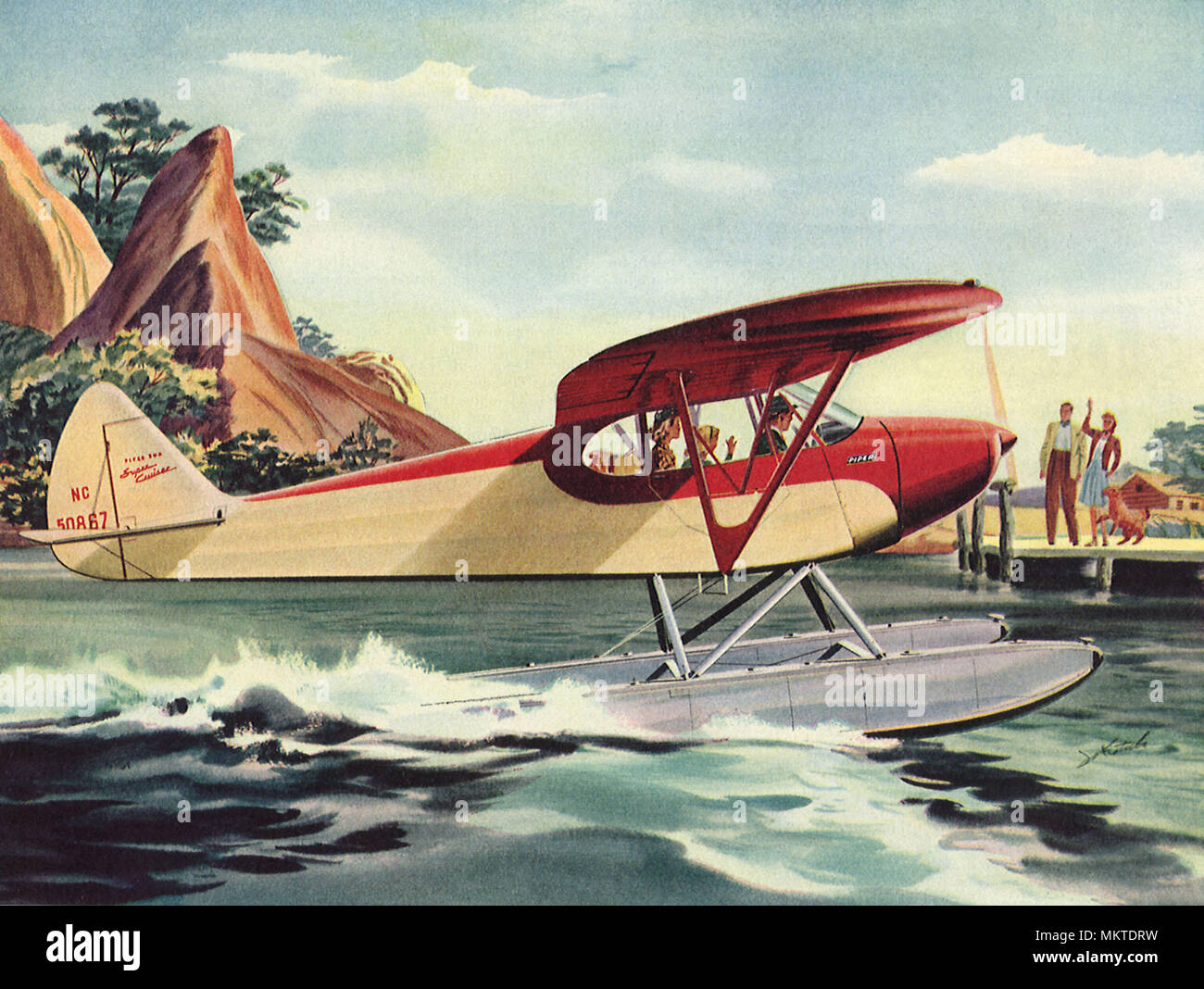 Vintage plane interior hi-res stock photography and images - Alamy