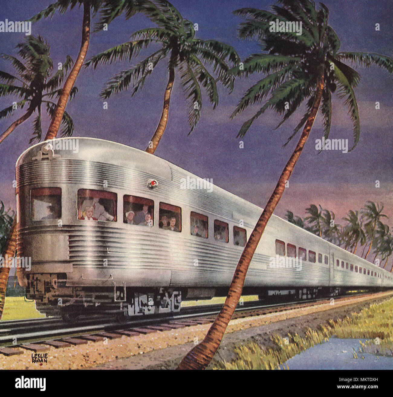 Stainless Steel Train Stock Photo - Alamy