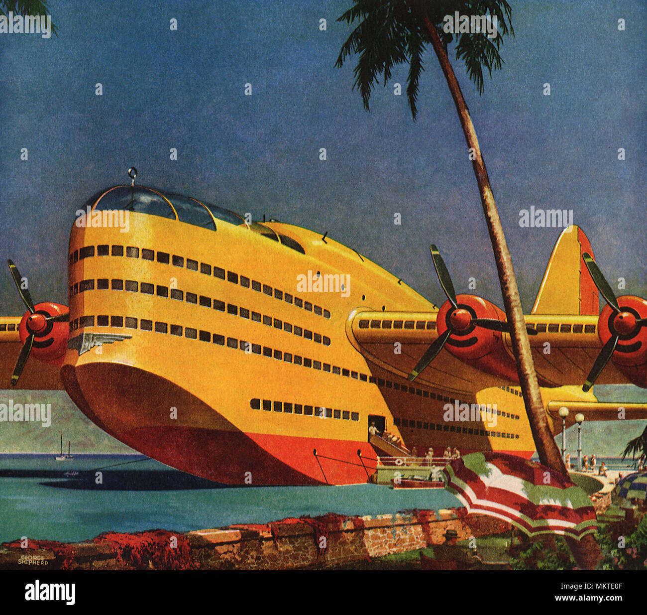 Airline seaplane hi-res stock photography and images - Alamy