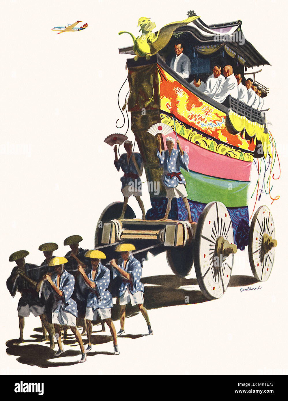 Float at the Gion Matsuri Festival, Japan Stock Photo - Alamy