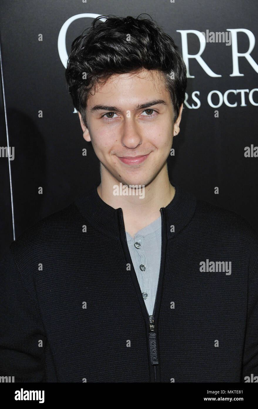 Nat Wolff at the Carrie 2 Premiere at the Arclight Theatre in Los ...