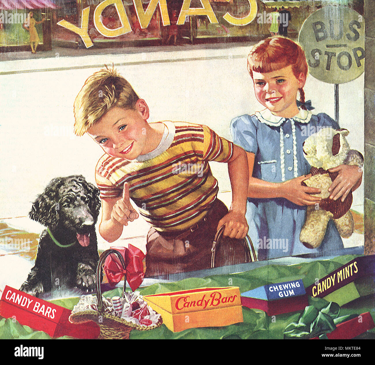 Children looking in store window hi-res stock photography and images ...