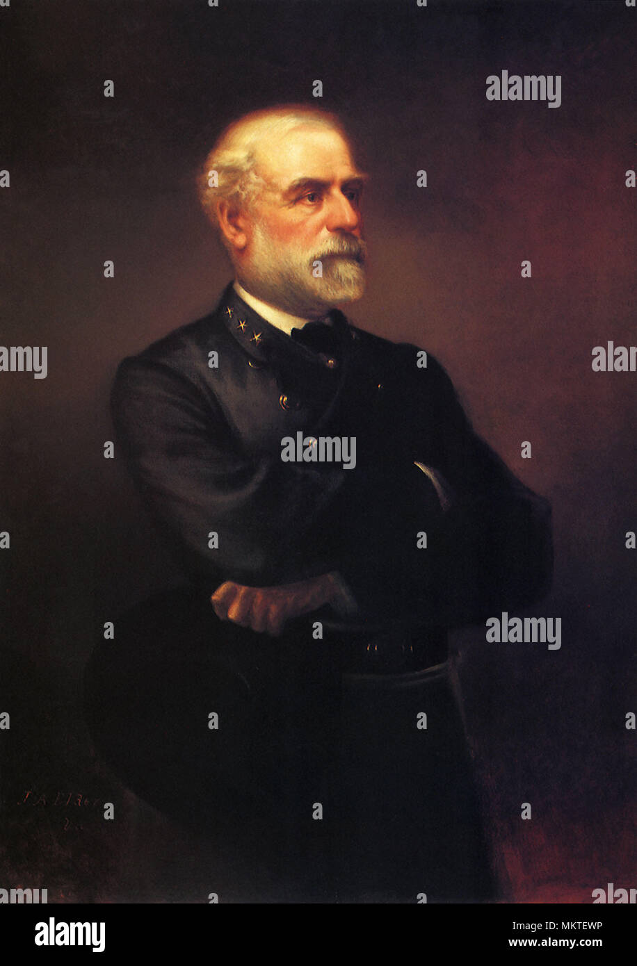 Robert e lee portrait hi-res stock photography and images - Alamy