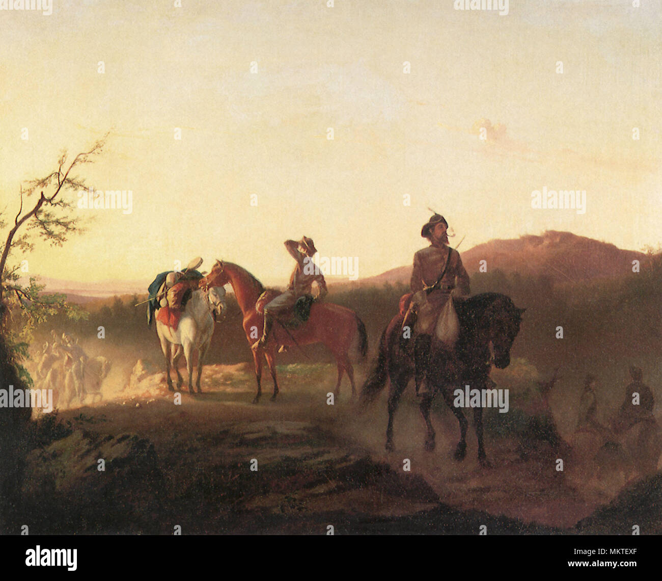 The Scout's Return Stock Photo - Alamy