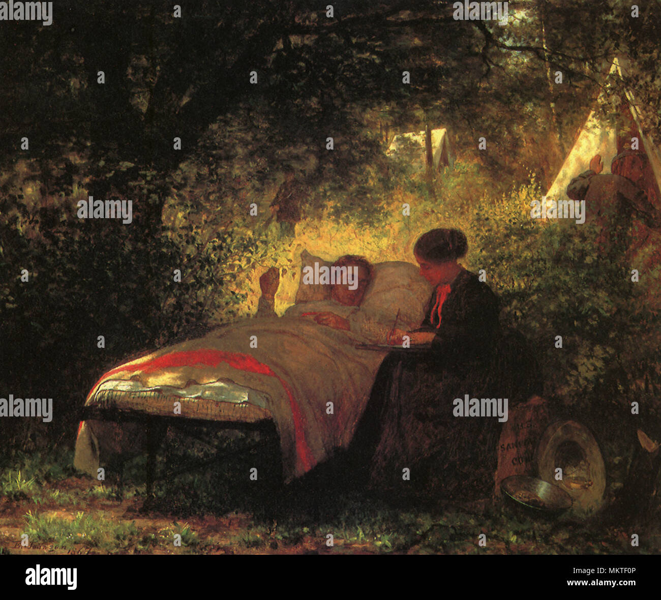 The Letter Home Stock Photo - Alamy