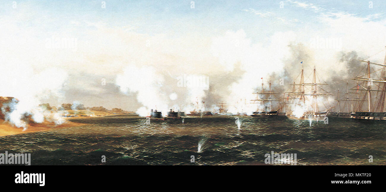 Attack on Fort Fisher, North Carolina Stock Photo - Alamy