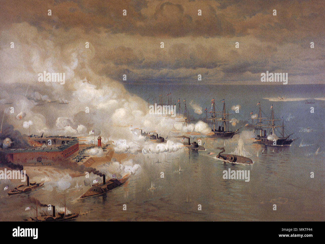 Mobile bay civil war hi-res stock photography and images - Alamy