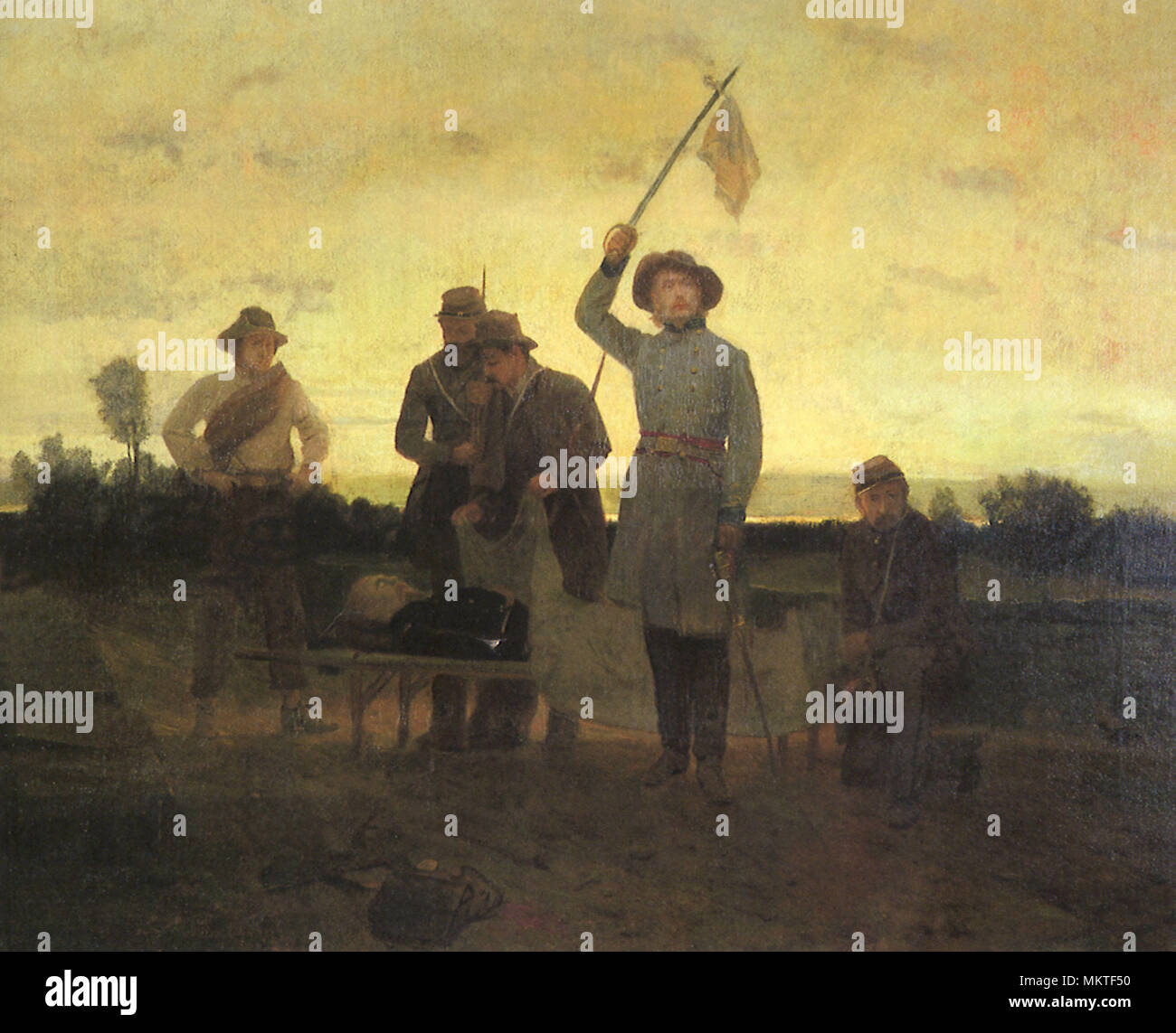 The Death of General Kearny Stock Photo - Alamy