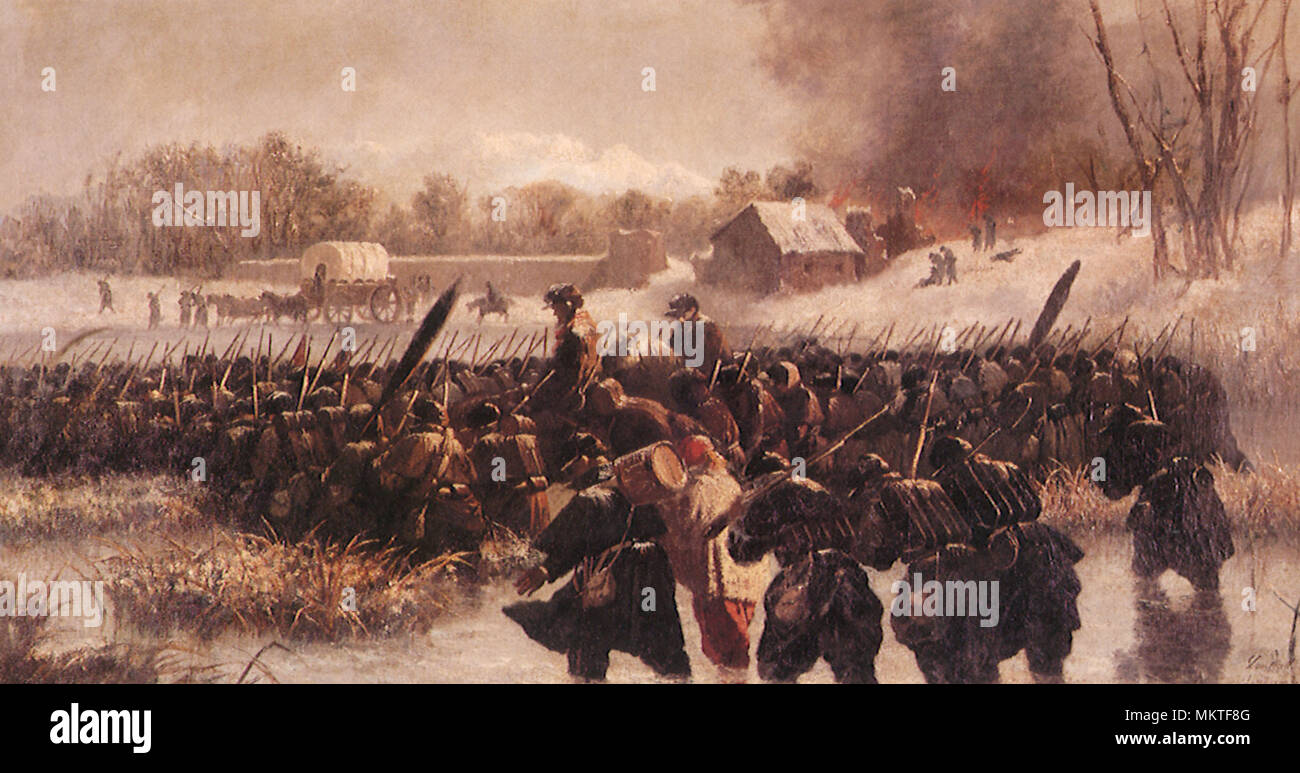 'The Mud March,' Fredericksburg Campaign, Civil War Stock Photo - Alamy