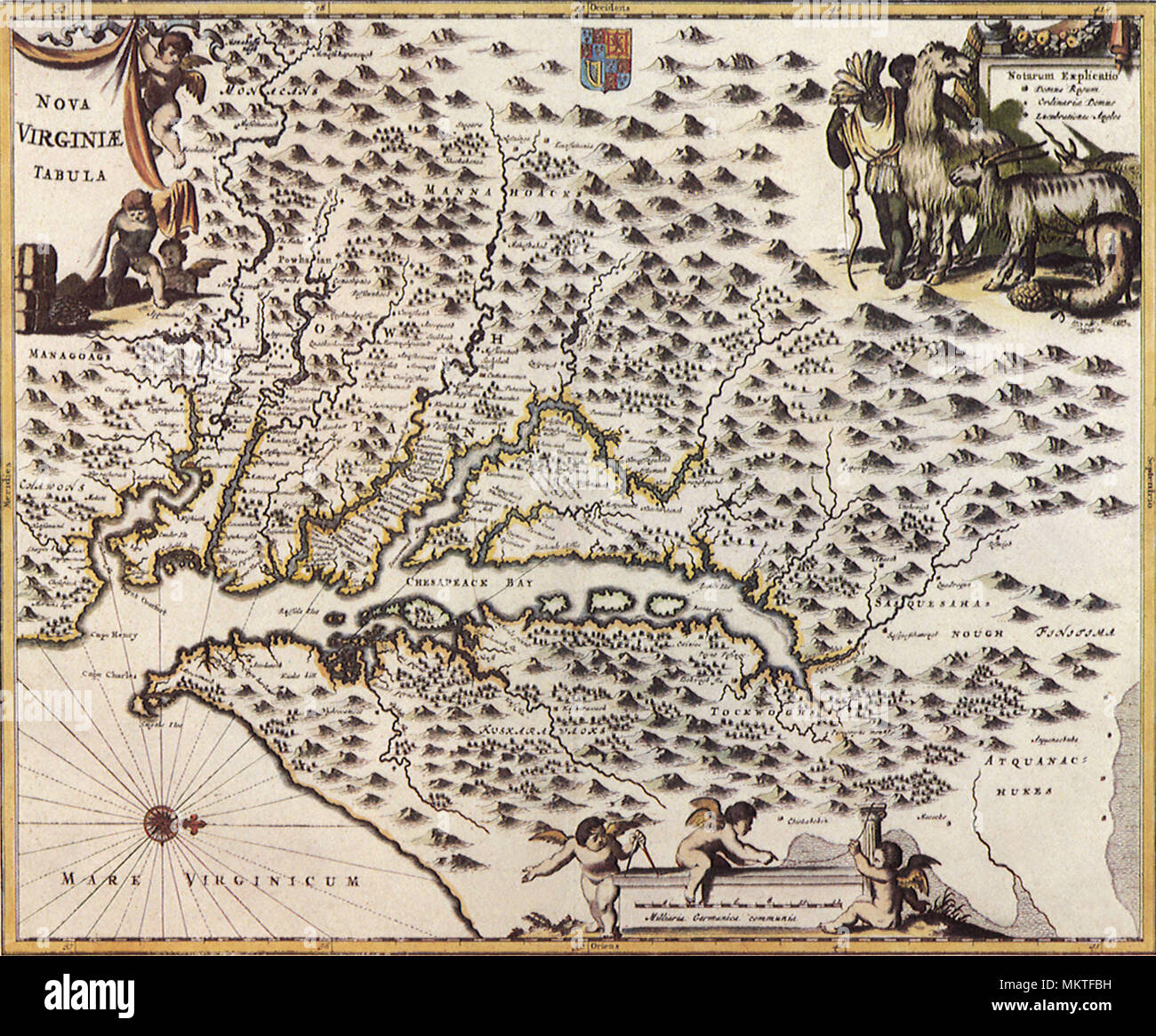 Old virginia map hi-res stock photography and images - Alamy
