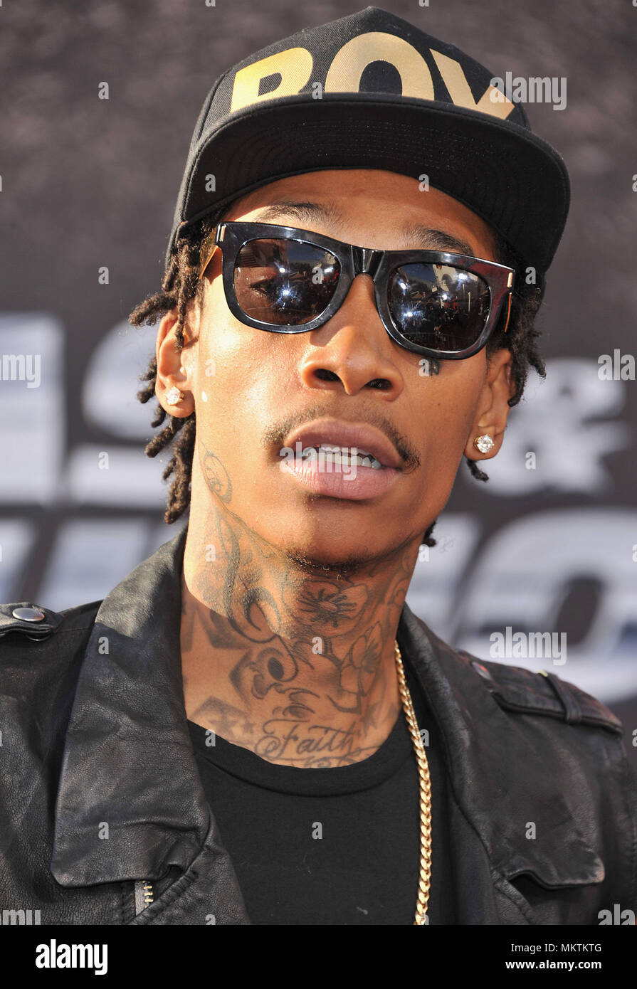 Wiz Khalifa New Face Tattoo Under Eye