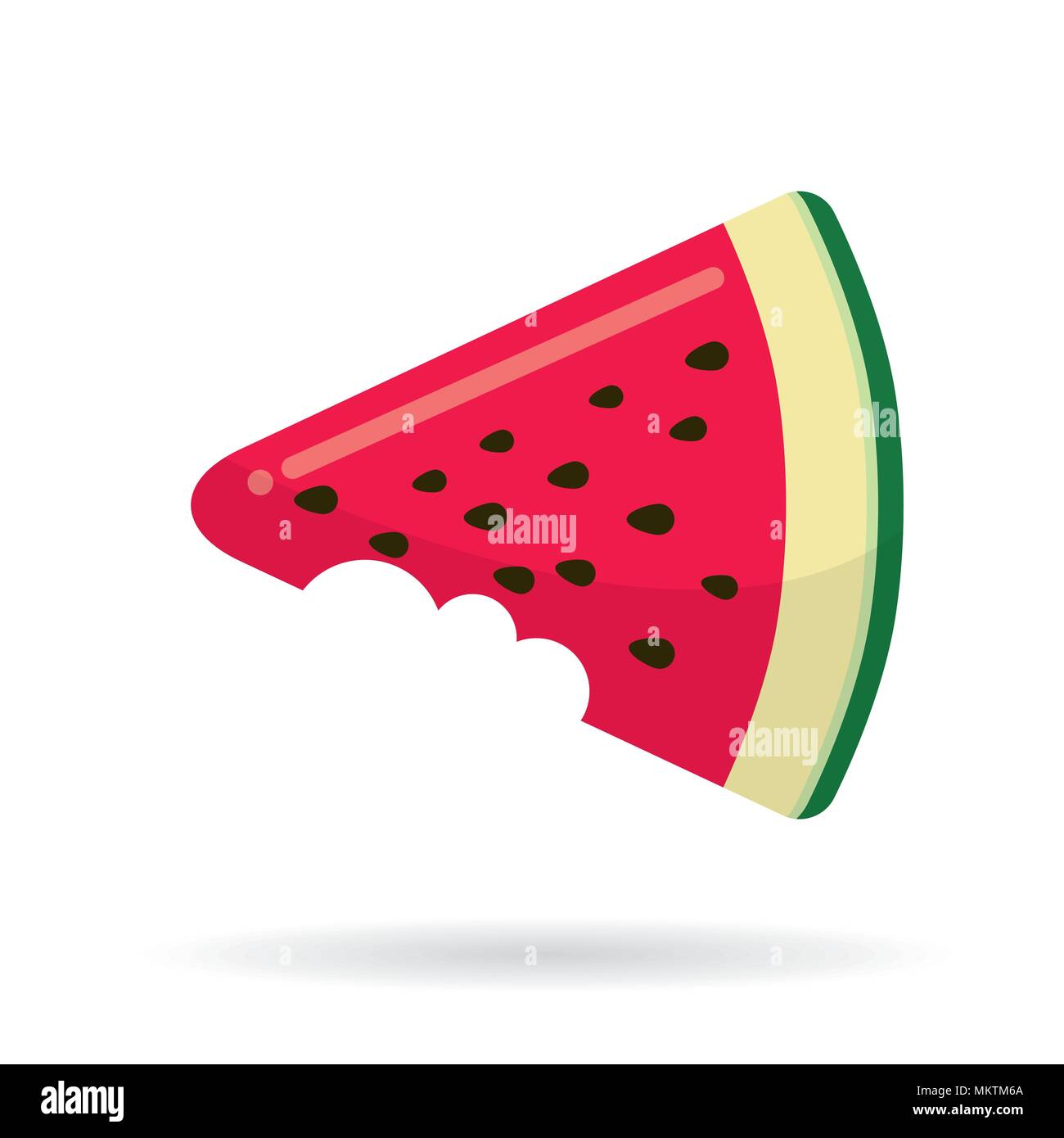 Watermelon slice vector illustration Stock Vector Image & Art - Alamy
