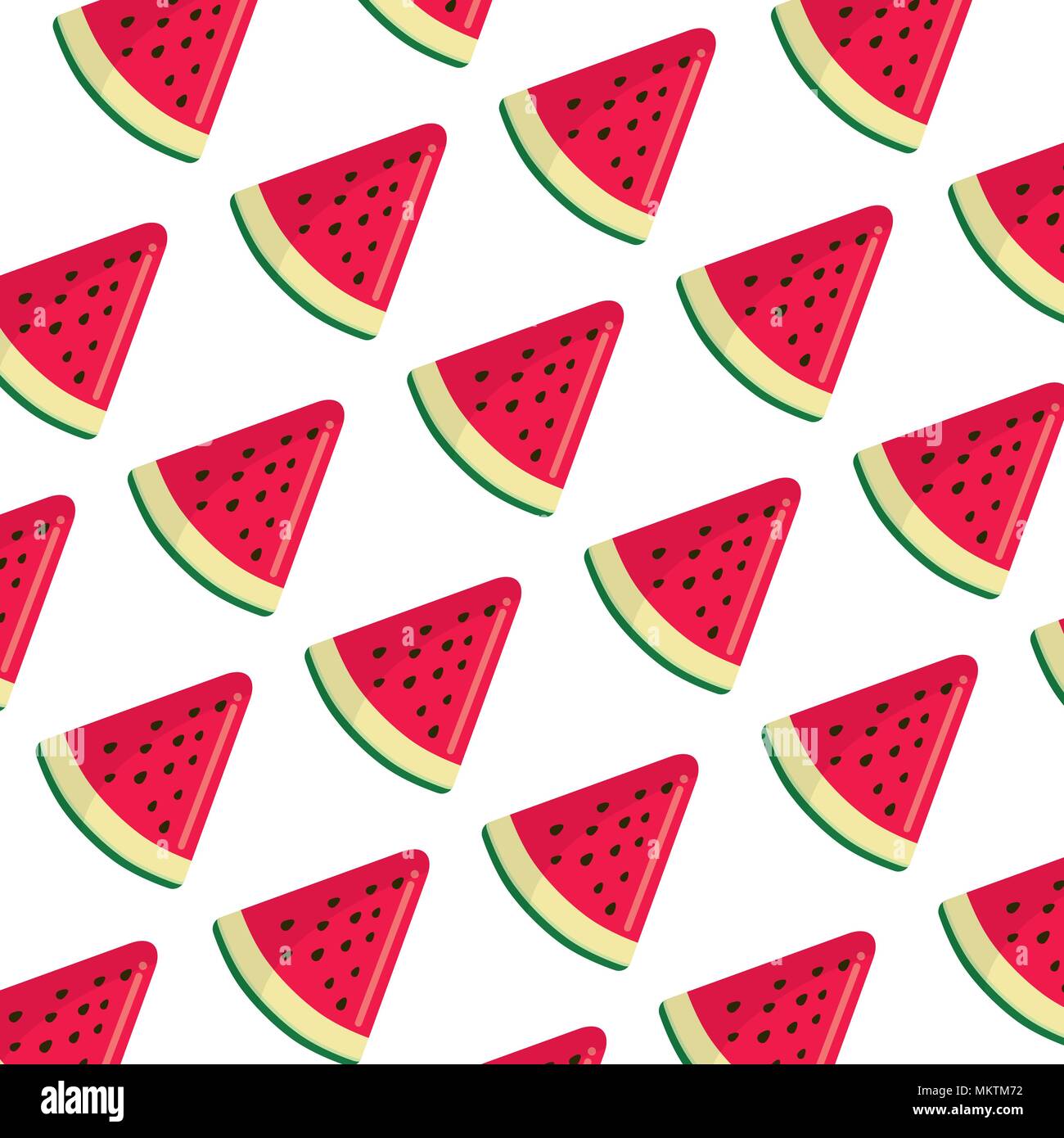 Watermelon slice vector illustration Stock Vector Image & Art - Alamy