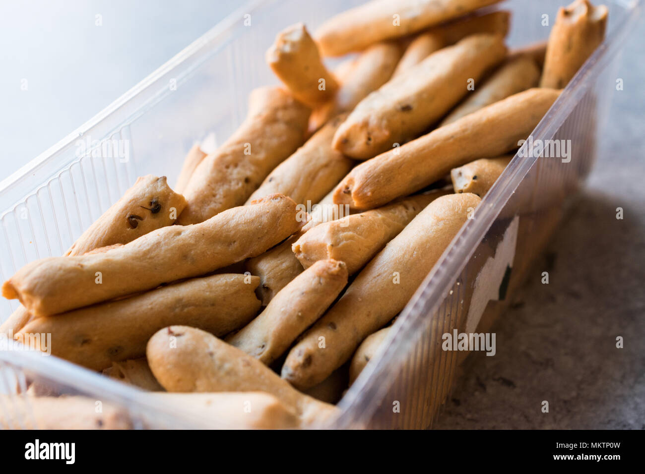 Turkish Pastry Crispy Stick Crackers with Anise Flavor. Traditional ...