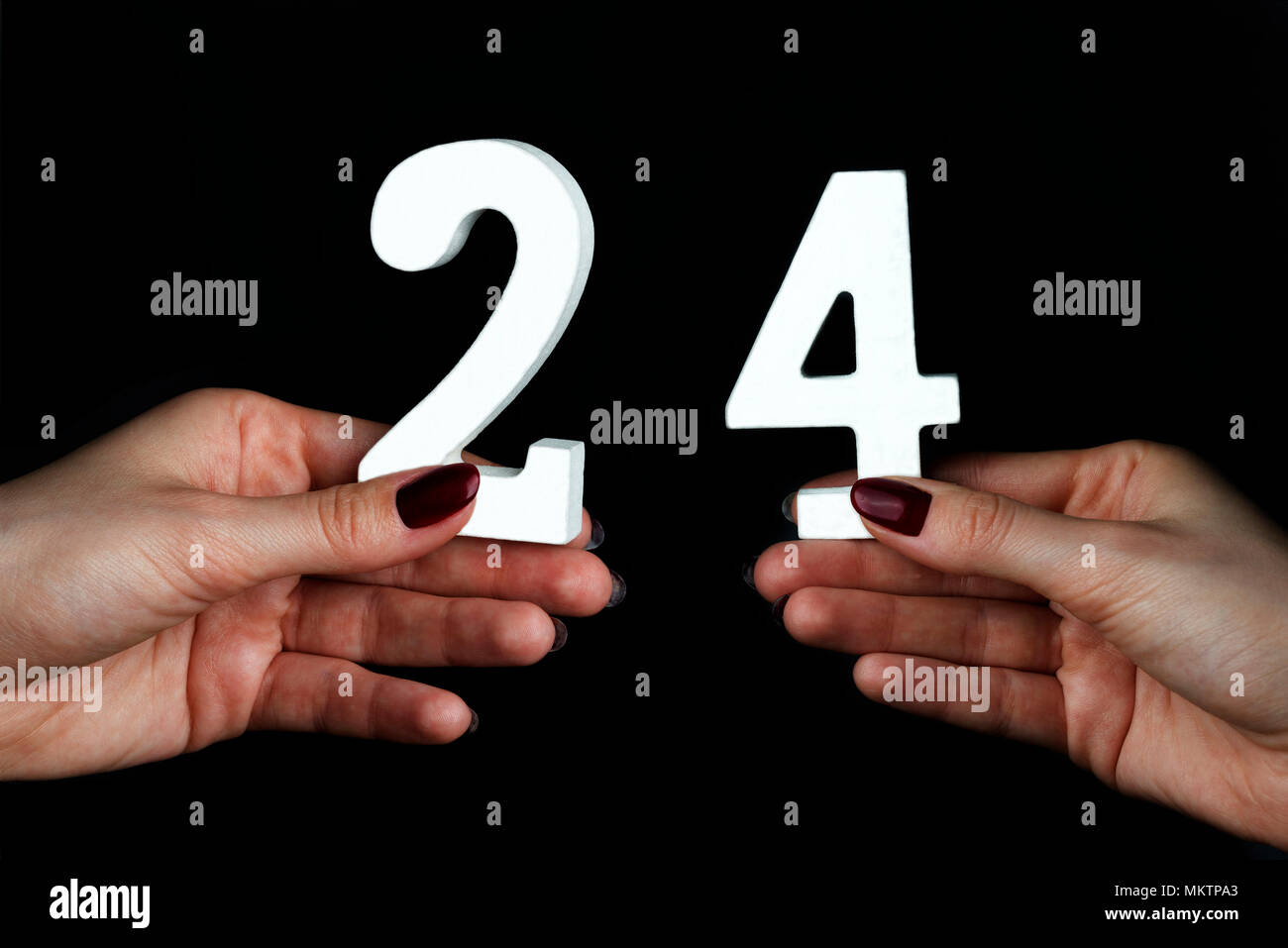 Number twenty four hi-res stock photography and images - Alamy