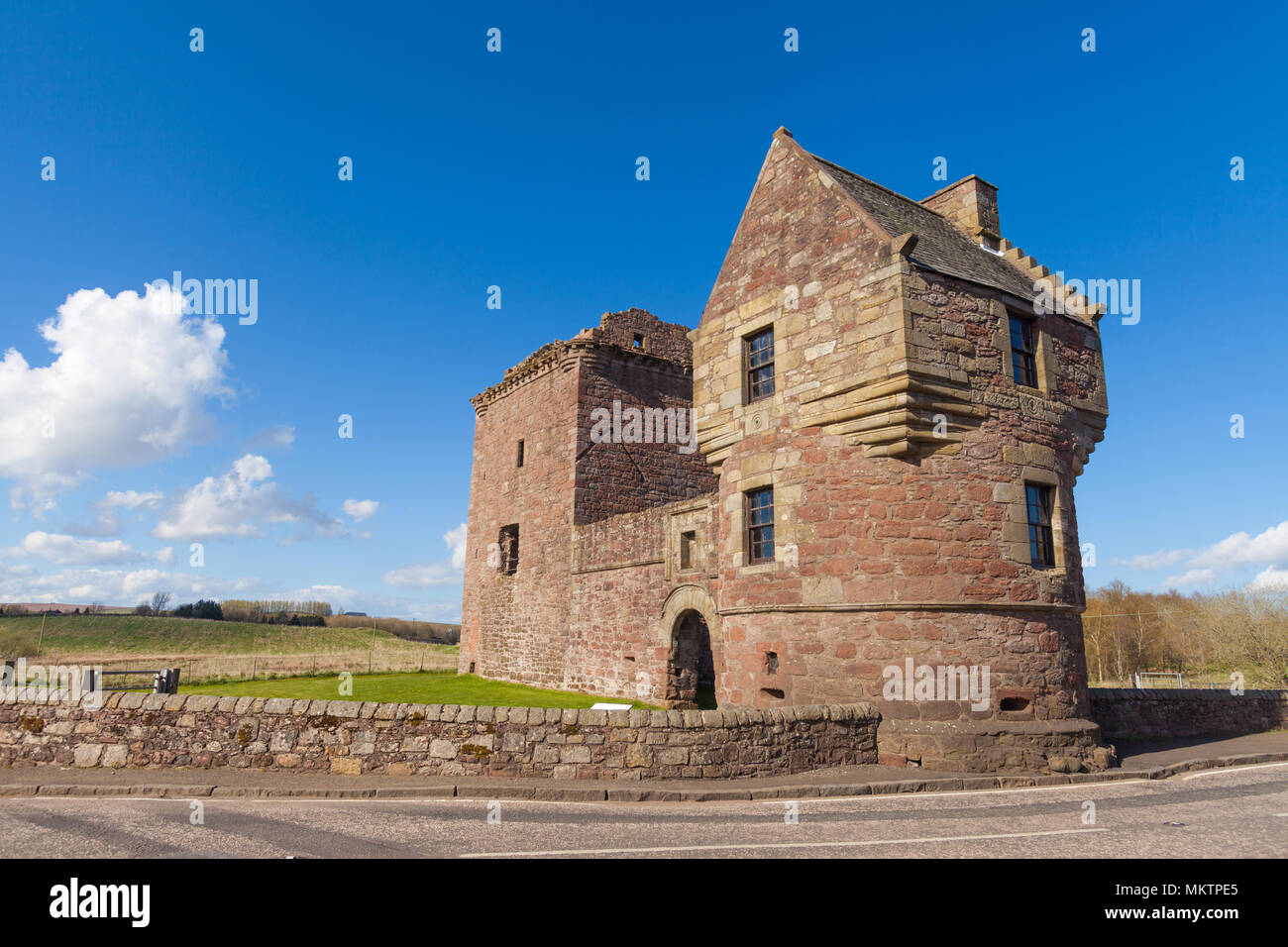 Burleigh Castle near Milnathort, Fife, Scotland, UK Stock Photo - Alamy