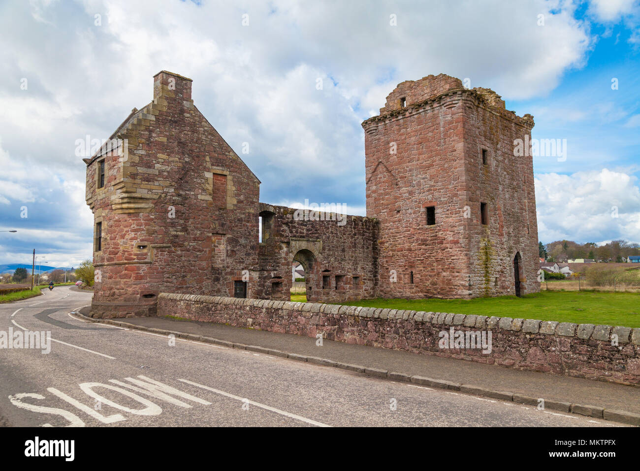 Burleigh Castle near Milnathort, Fife, Scotland, UK Stock Photo - Alamy