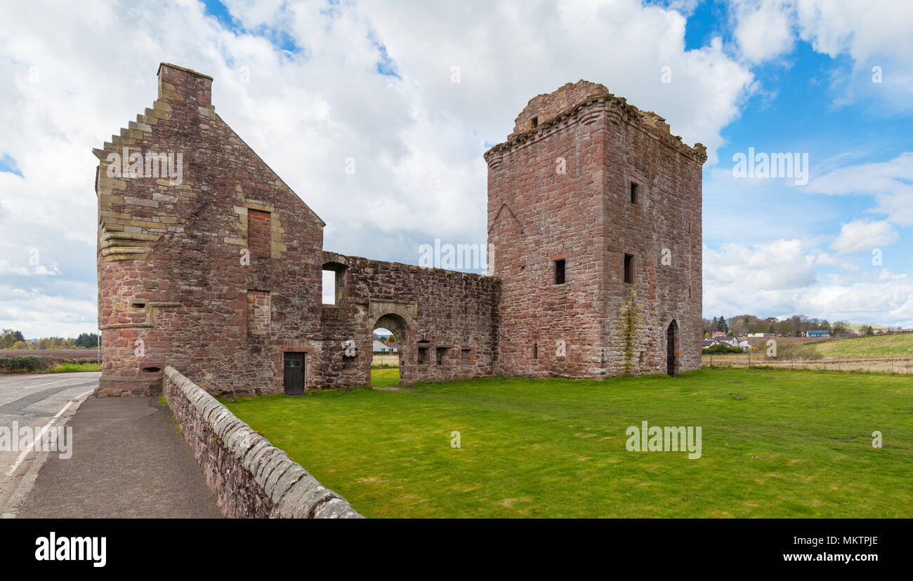 Burleigh Castle near Milnathort, Fife, Scotland, UK Stock Photo - Alamy