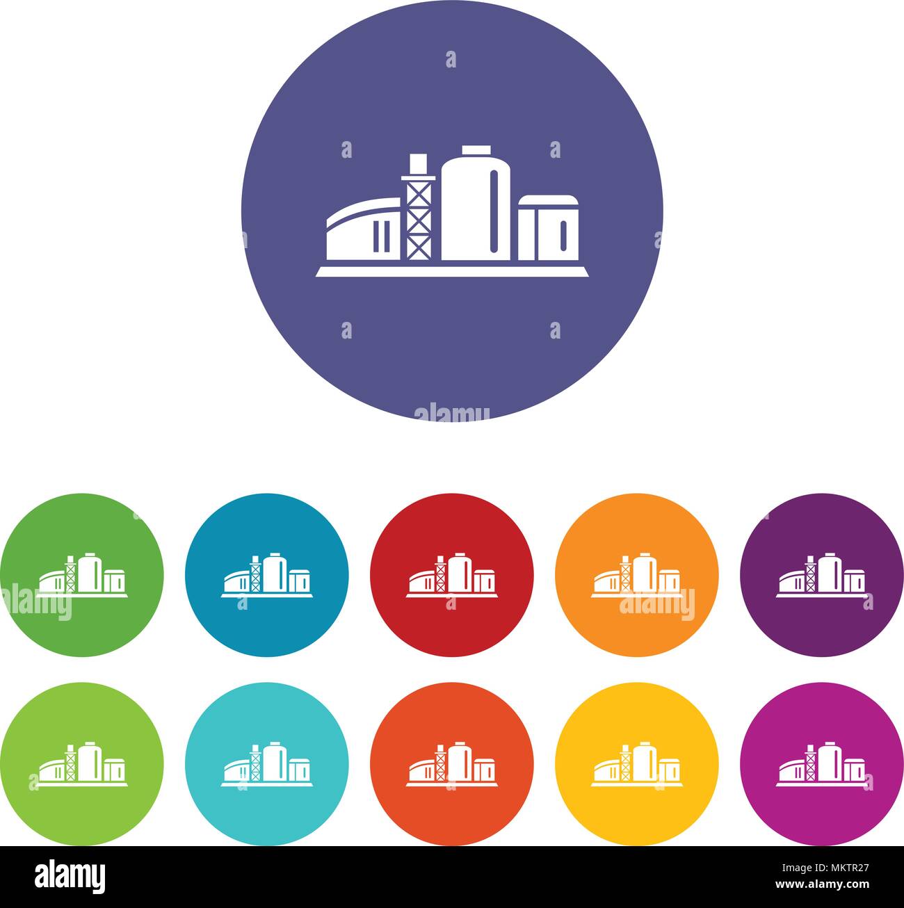Chemical plant icon, simple style Stock Vector Image & Art - Alamy