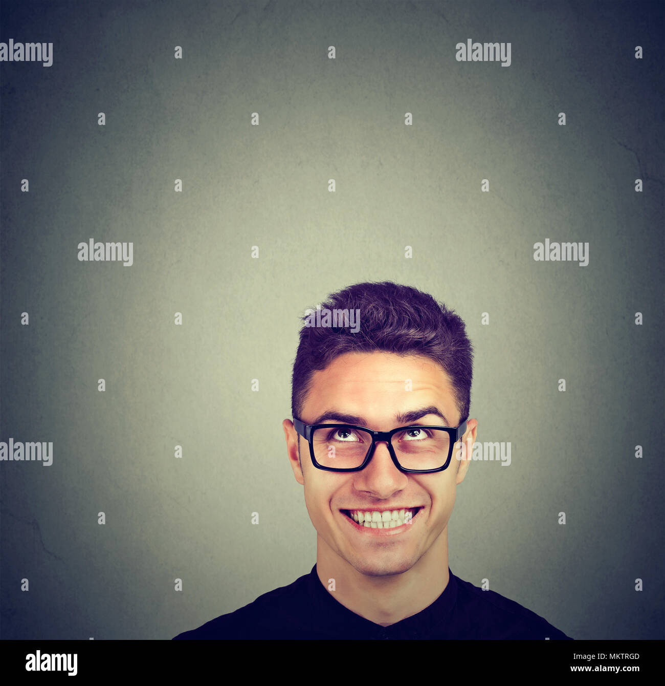Man in glasses hi-res stock photography and images - Alamy