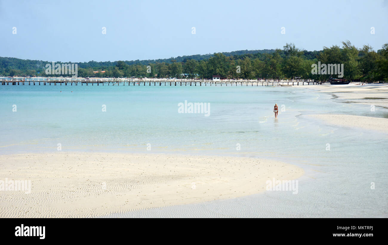 tropical beach of koh rong samloem island in cambodia Stock Photo - Alamy
