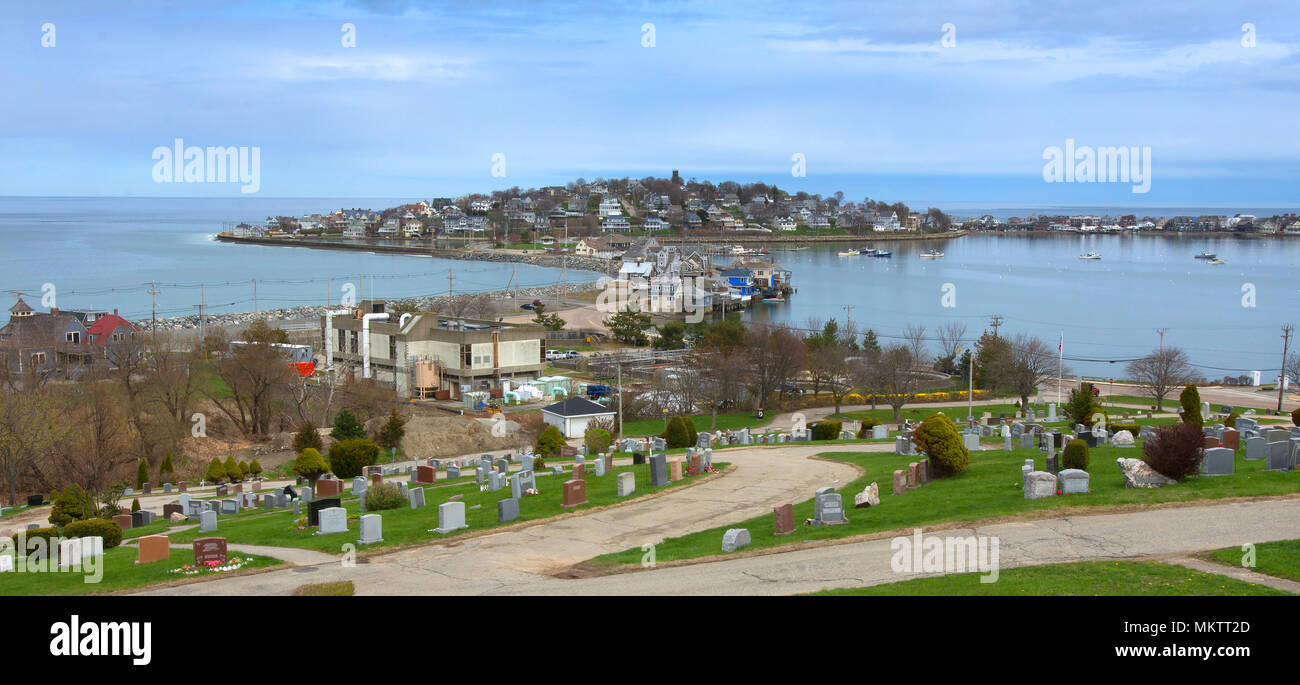 Hull Massachusetts, USA as seen from the Fort Revere historical site ...