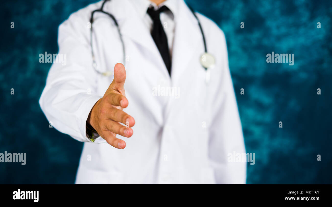 Doctor hand support hi-res stock photography and images - Alamy