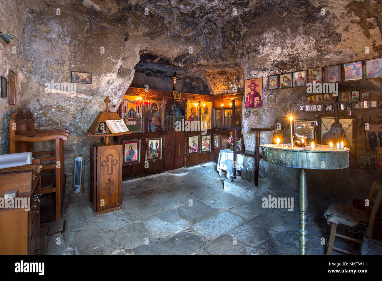 Church of Panagia in a cave, Matala, Crete, Greece Stock Photo - Alamy