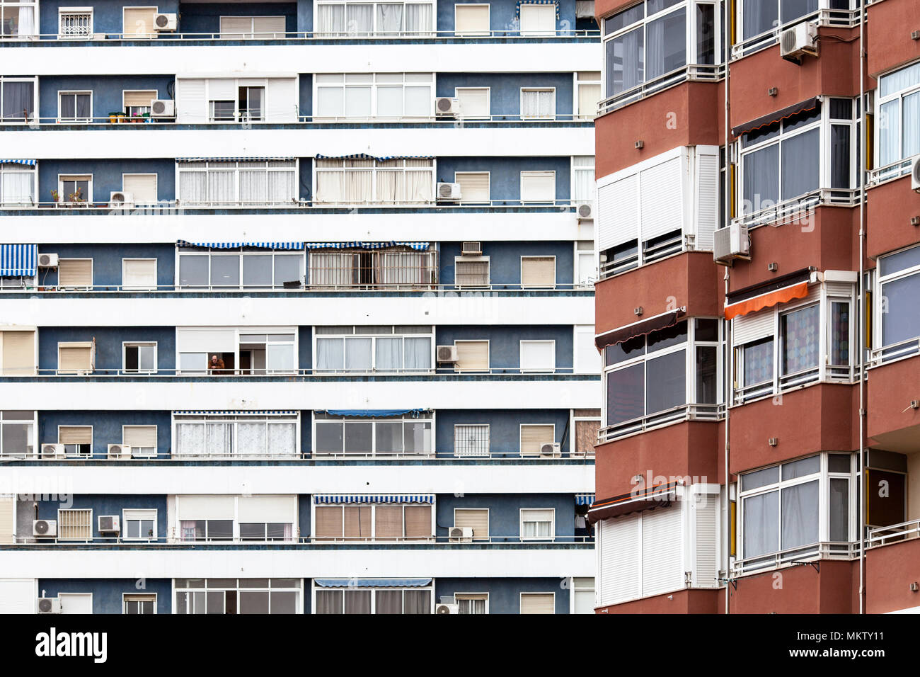 New modern low rise apartment complex Stock Photo - Alamy