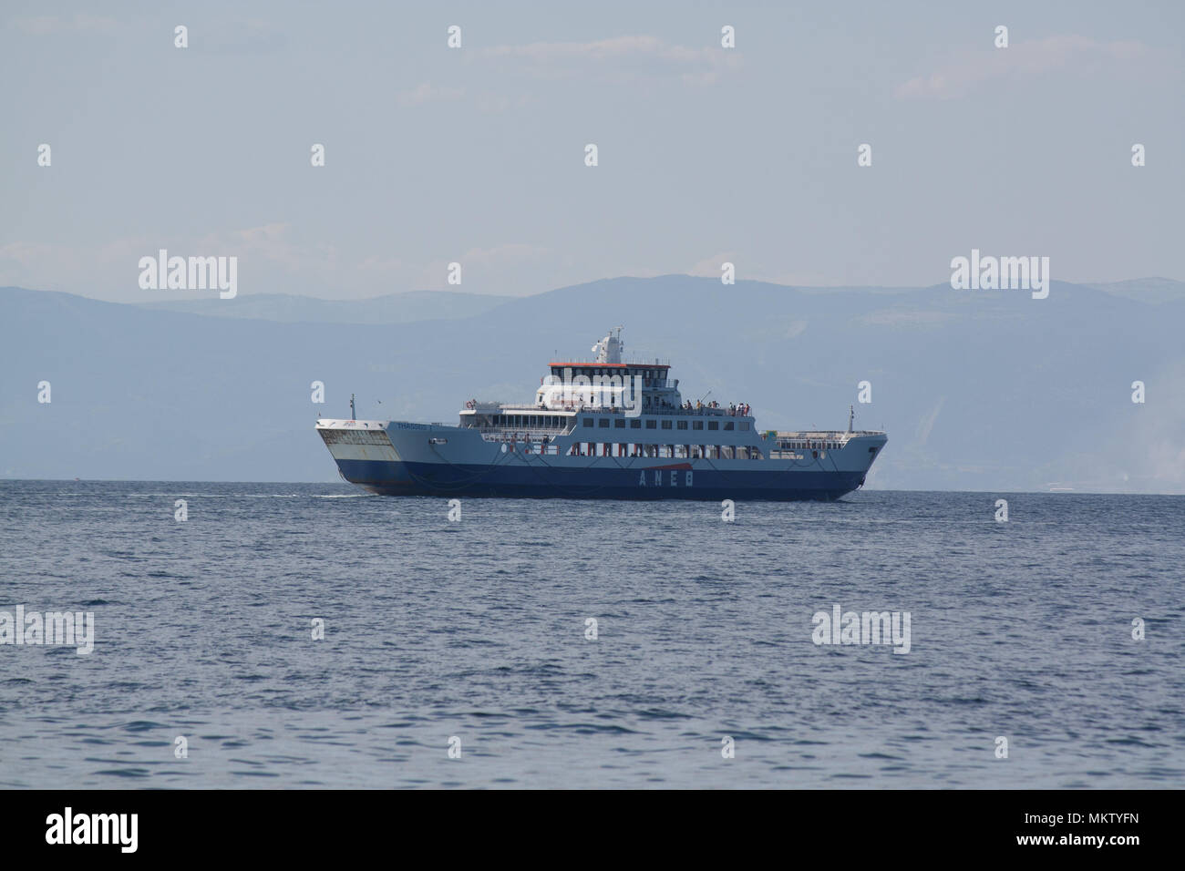 cargo ship at sea Stock Photo - Alamy